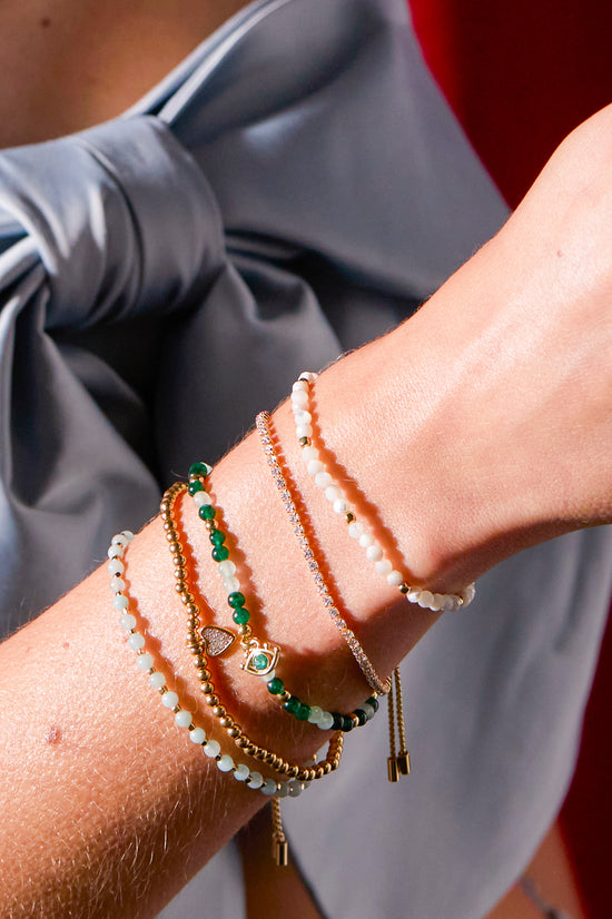 Estella Bartlett | Gold Plated Moonstone Gemstone Amelia Bracelet with ...